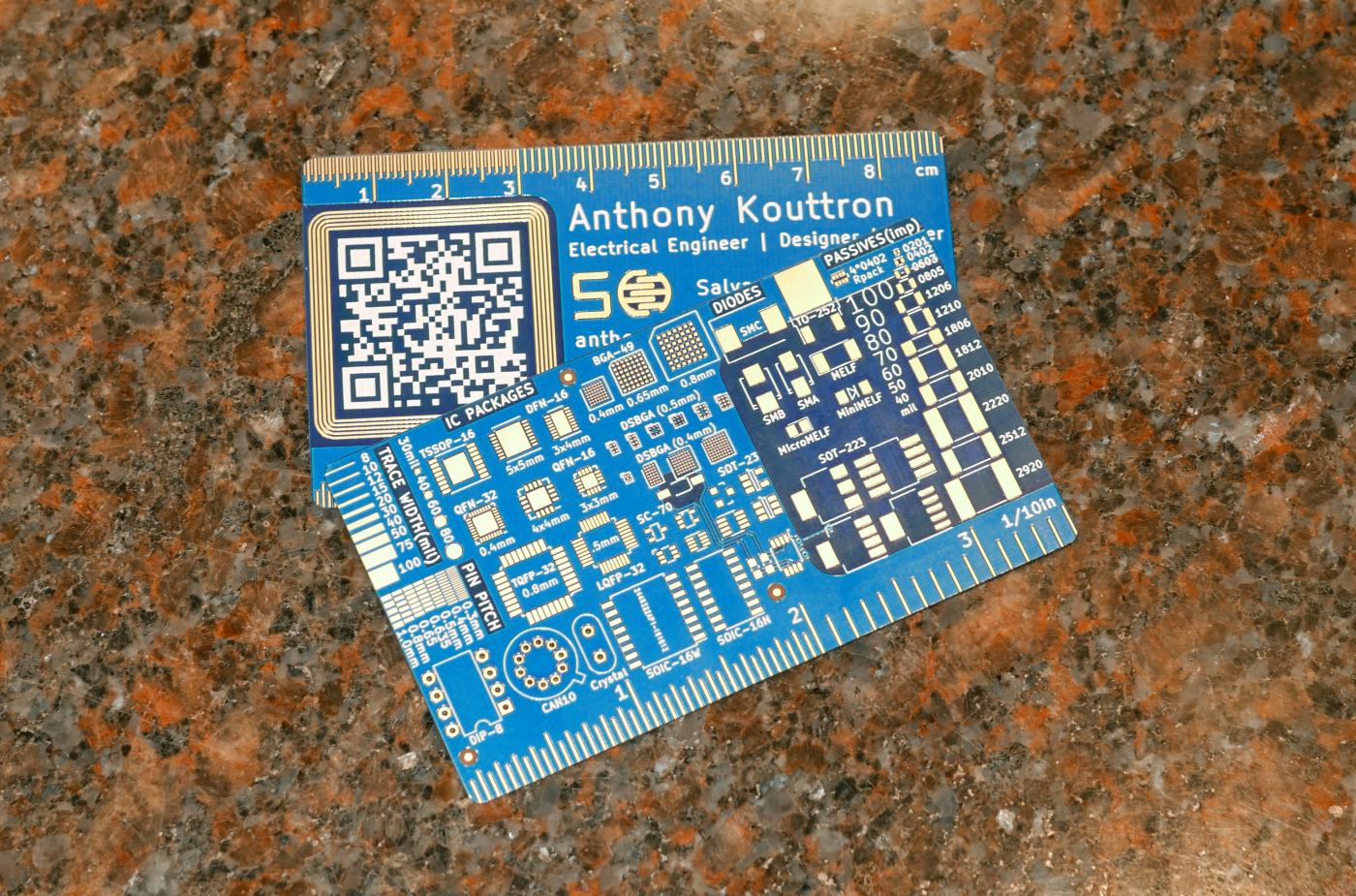 I Made a PCB Business Card with NFC. Go Ahead, Reuse My Files! | [H]ard ...