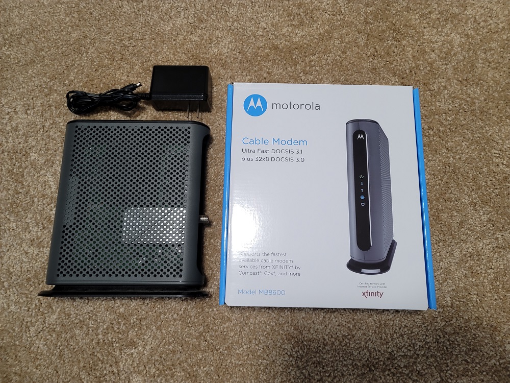 SOLD: Motorola MB8600 DOCSIS 3.1 Cable Modem / Comcast / Xfinity + Cox ...