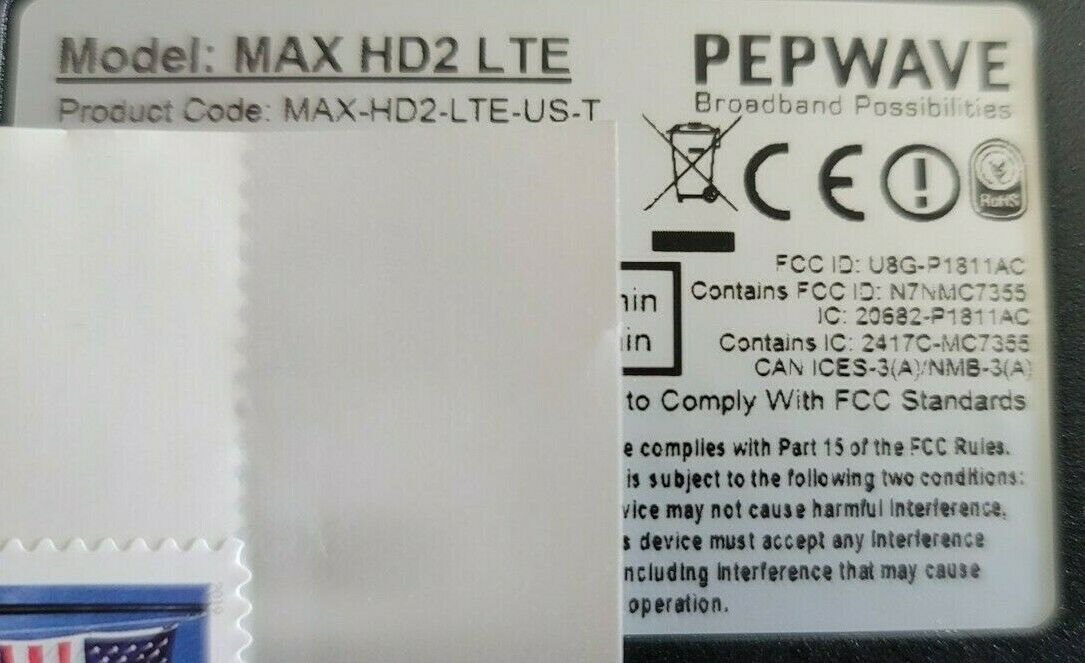 FS: Peplink MAX HD2 LTEA Multi-Cellular Bandwidth Bonding Router (6 WAN ...