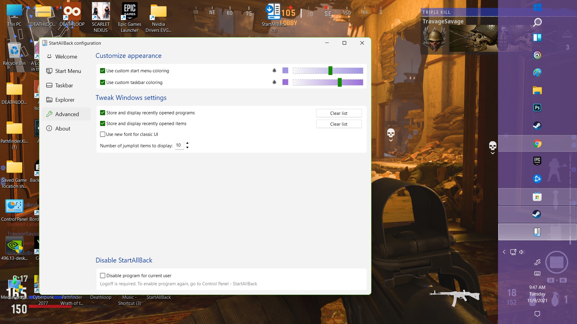 Start All Back Taskbar Windows 11 on Top, Bottom, Left, and Right | [H ...