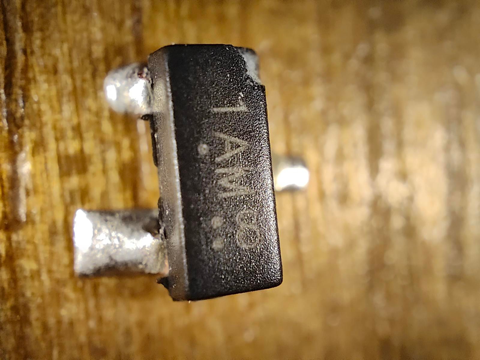 Broke transistor on motherboard but everything is still working fine ...