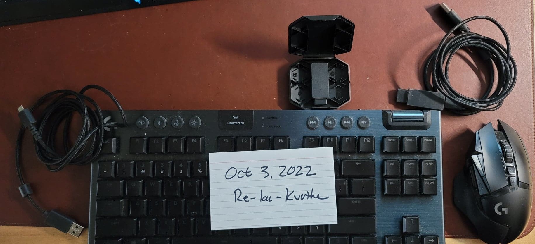 FS: Logitech G915 TKL Tenkeyless Lightspeed Wireless RGB Mechanical ...