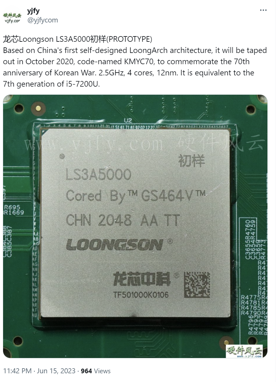 Loongsons 3a6000 Brings Simultaneous Multi Threading To Loongarch [h